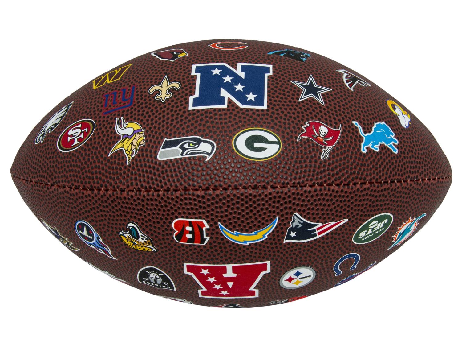 WILSON Míč na americký fotbal Mini NFL 32 TEAM