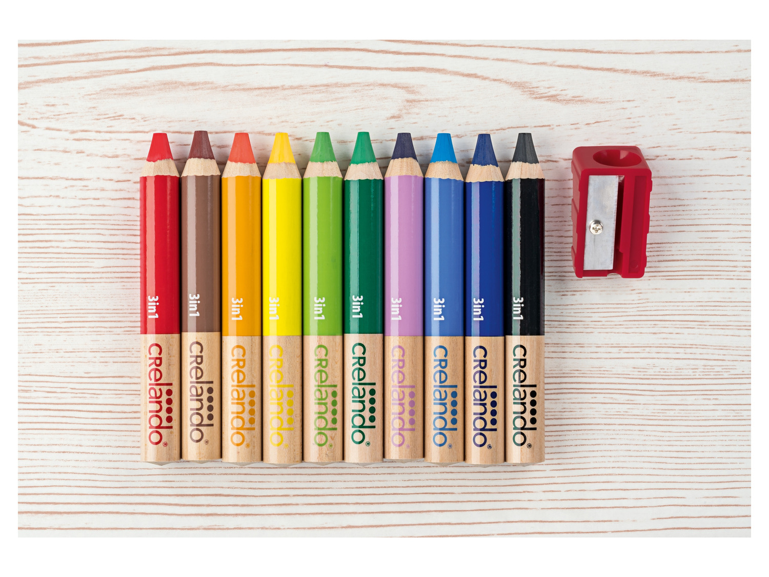 Pastelky 3 v 1, 10 kusů | Lidl.cz