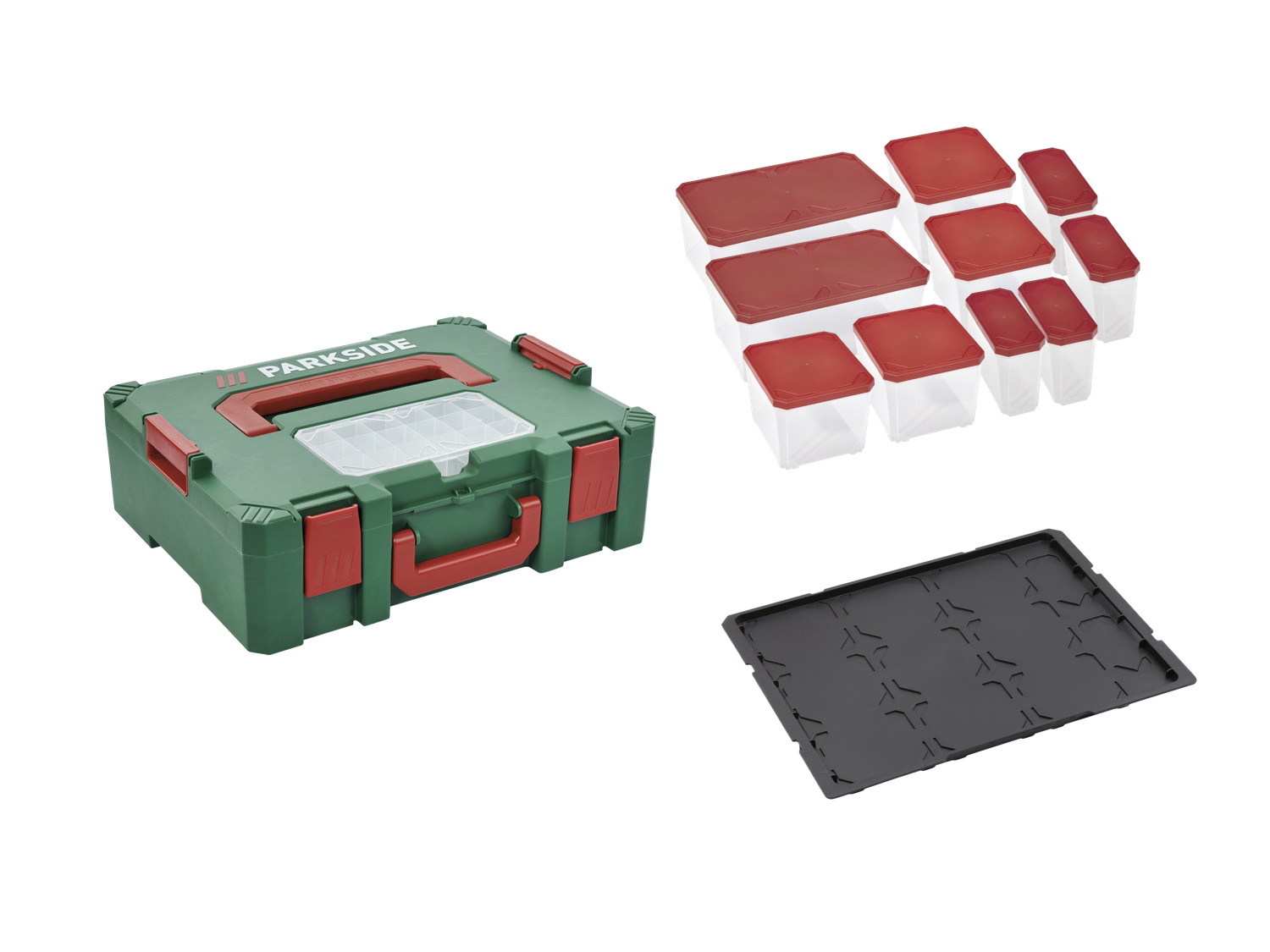 Sada Stack-it kufru na nářadí M, Stack-it vkládací pol…