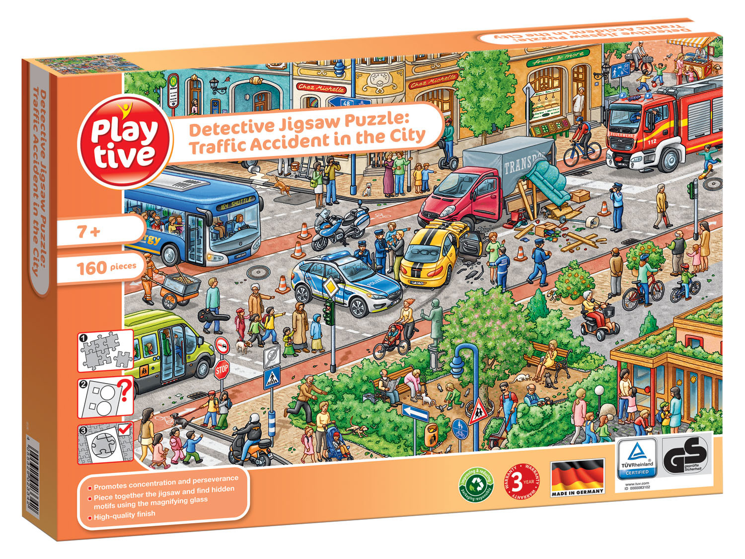 Playtive Detektivní puzzle