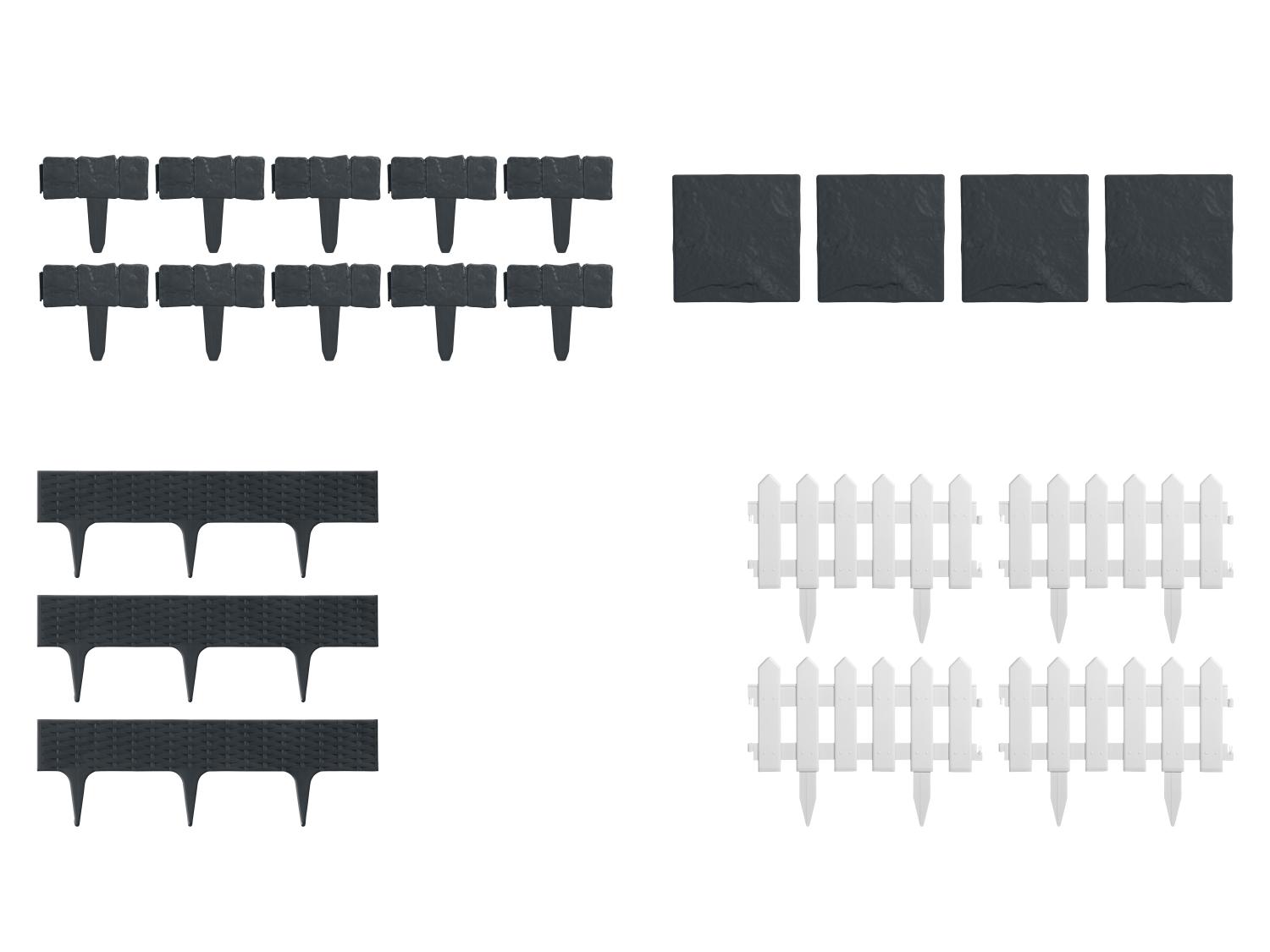 Ohraničení záhonů / Nástrčný plot / Dlažební desky