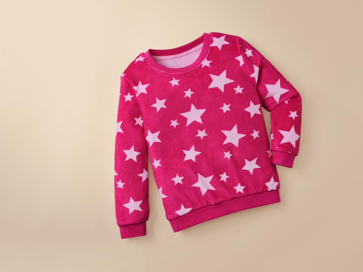 Dívčí plyšová mikina