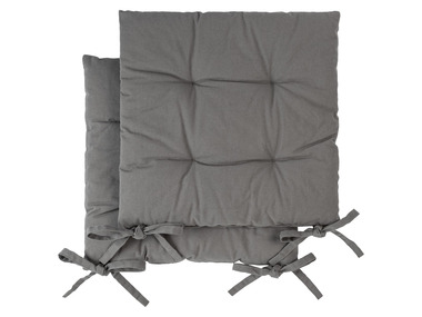 LIVARNO home Podsedák, 40 x 40 cm, 2 kusy