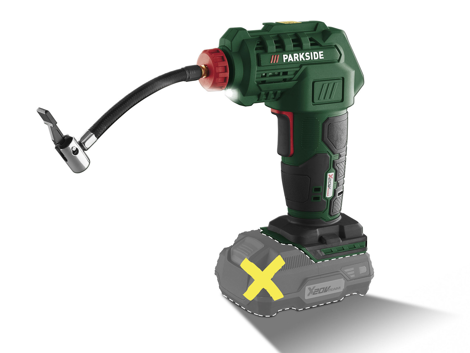 PARKSIDE® Aku kompresor PAK 20-Li C3 / Aku pumpa PALP