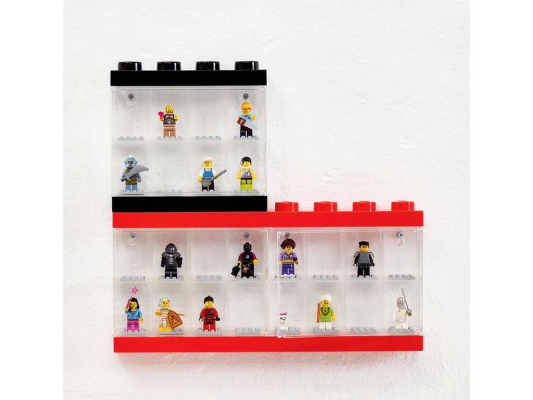 Vitrína pro 8 LEGO minifigurek