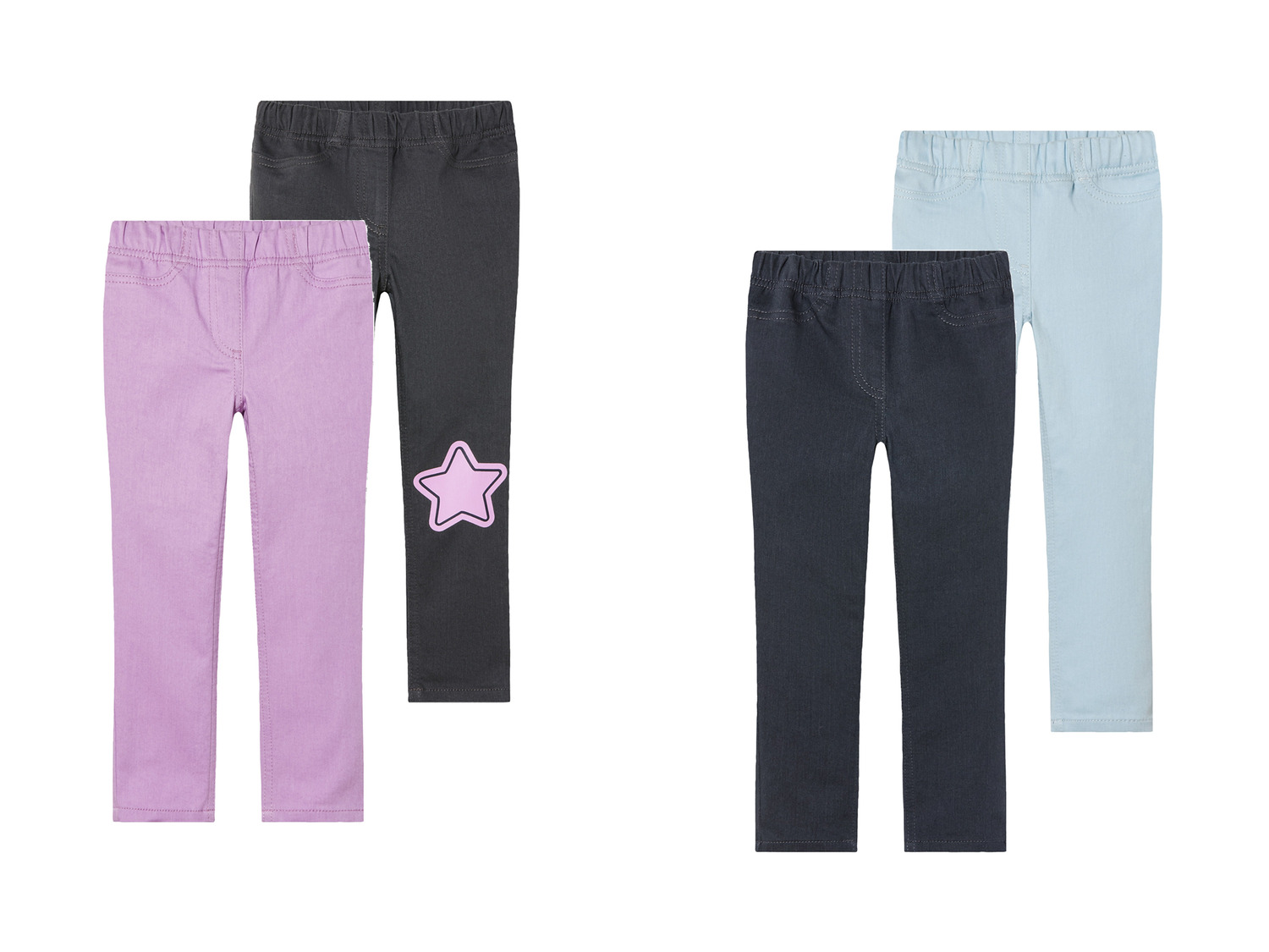 lupilu® Dívčí tregíny, 2 kusy | Lidl.cz