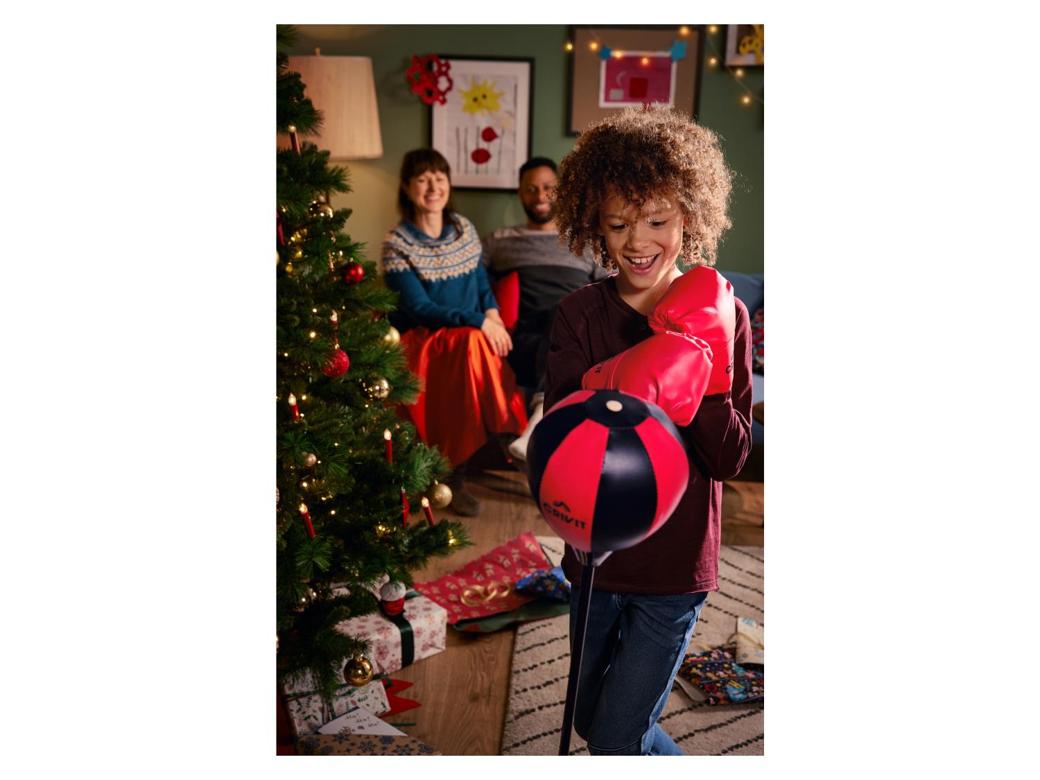 Dětská sada na boxování / mini fotbalová branka s míčem