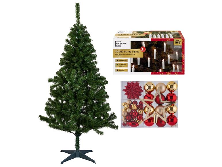LIVARNO home Umělý vánoční stromek 150 cm se světelným…