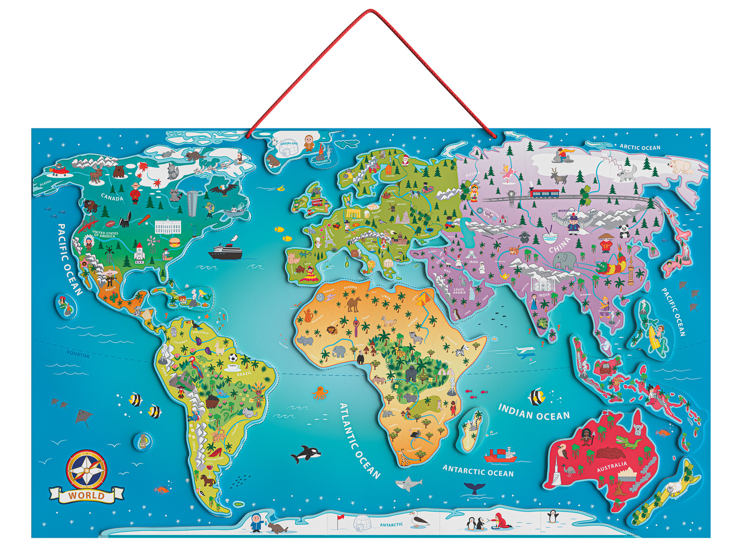 Playtive Magnetická mapa | Lidl.cz