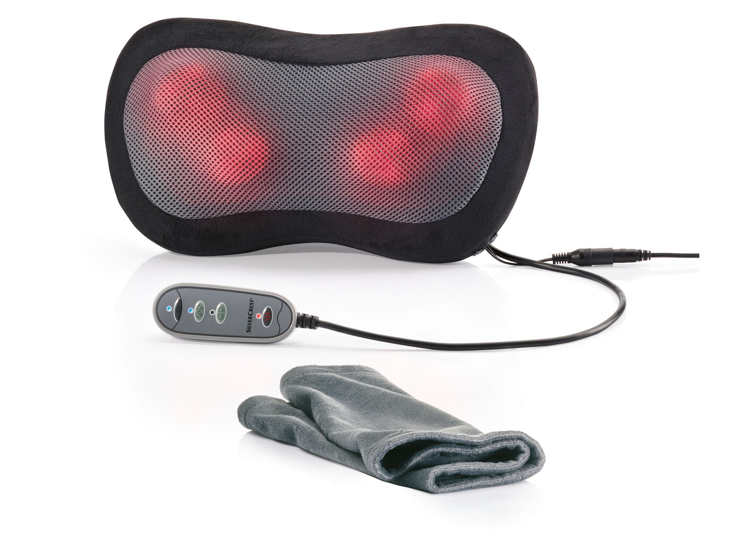 Silvercrest® Shiatsu Masážní Polštářek šíje Zad